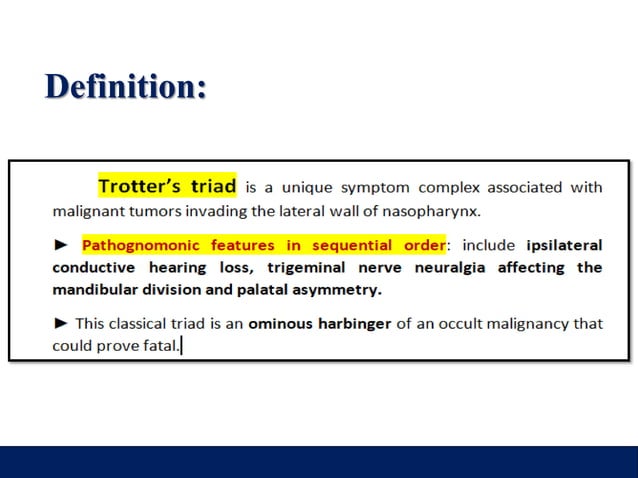 Trotter's Triad | PPT