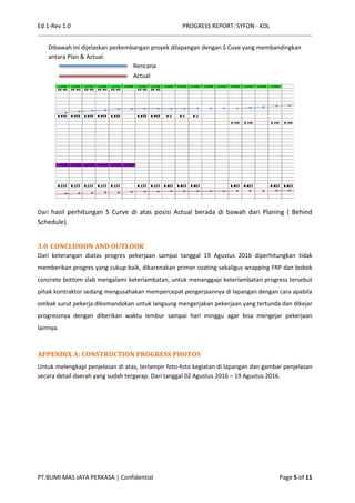 Bmjp syfon-krakatau daya listrik-progress report 5 | PDF
