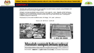 PENGENALAN FORMAT SPM BM KERTAS 1 TAHUN 2025/26 | PDF