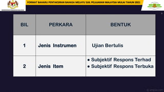 PENGENALAN FORMAT SPM BM KERTAS 1 TAHUN 2025/26 | PDF
