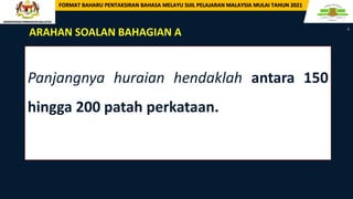PENGENALAN FORMAT SPM BM KERTAS 1 TAHUN 2025/26 | PDF