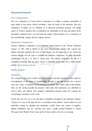 Marketing Strategy Of Toyota | DOCX