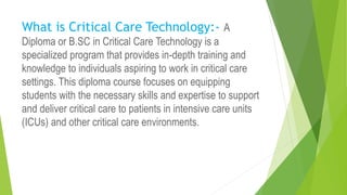 Unveiling pathways: Exploring careers as a Laboratory and Critical Care ...