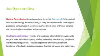 Unveiling pathways: Exploring careers as a Laboratory and Critical Care ...