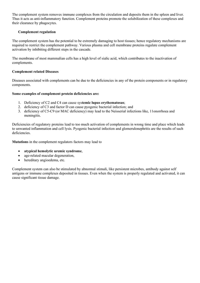 Compliment system, Cellular immunity and Humoral immunity, Immune ...