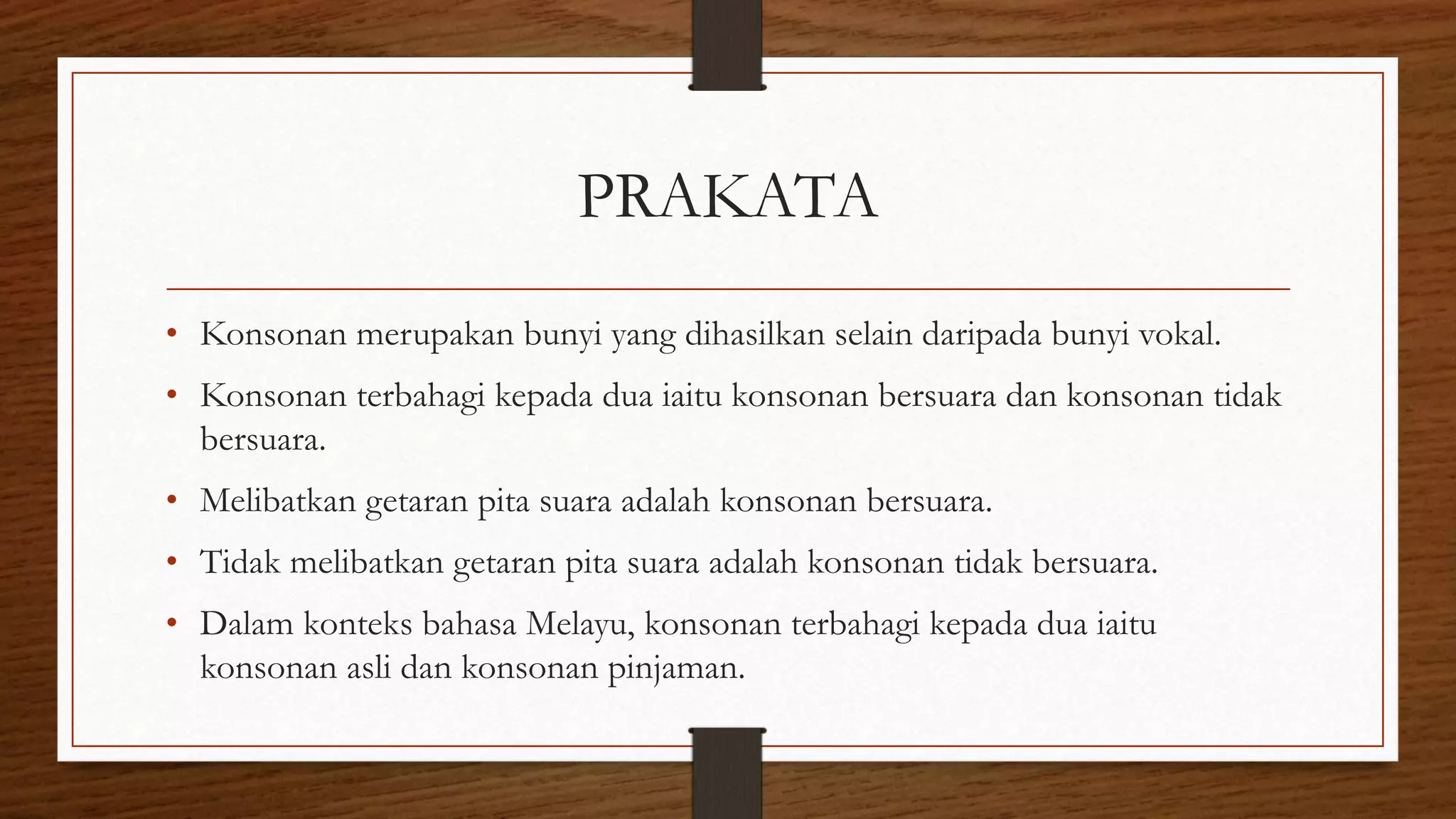 BMMB3013 Proses Penghasilan Bunyi Konsonan | PPTX