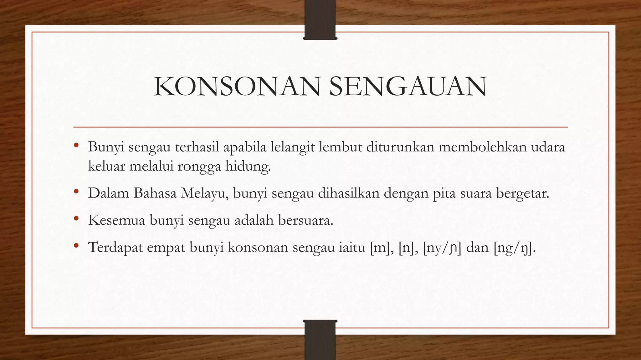 BMMB3013 Proses Penghasilan Bunyi Konsonan | PPTX