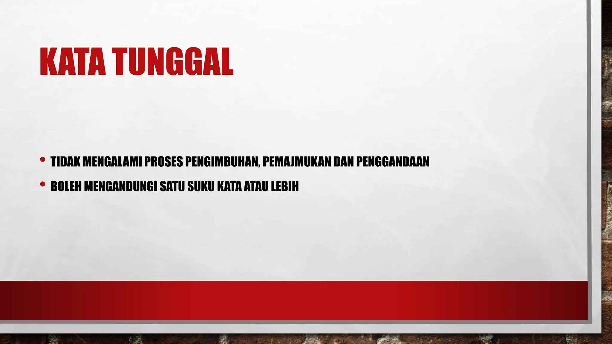 BMM3023 Klasifikasi Bentuk Kata Berdasarkan Akhbar | PPTX