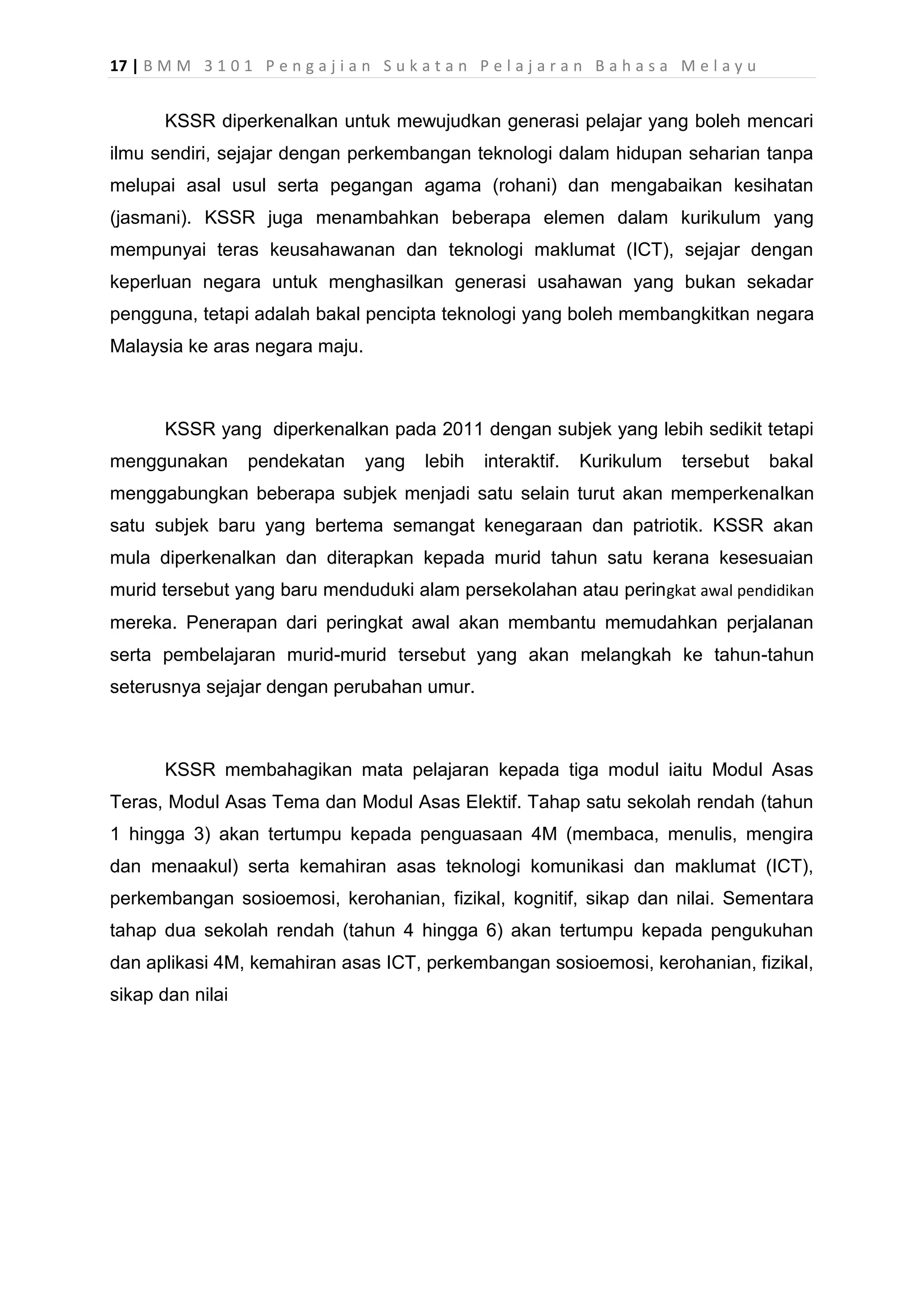 Bmm3101 zam sem3 | PDF