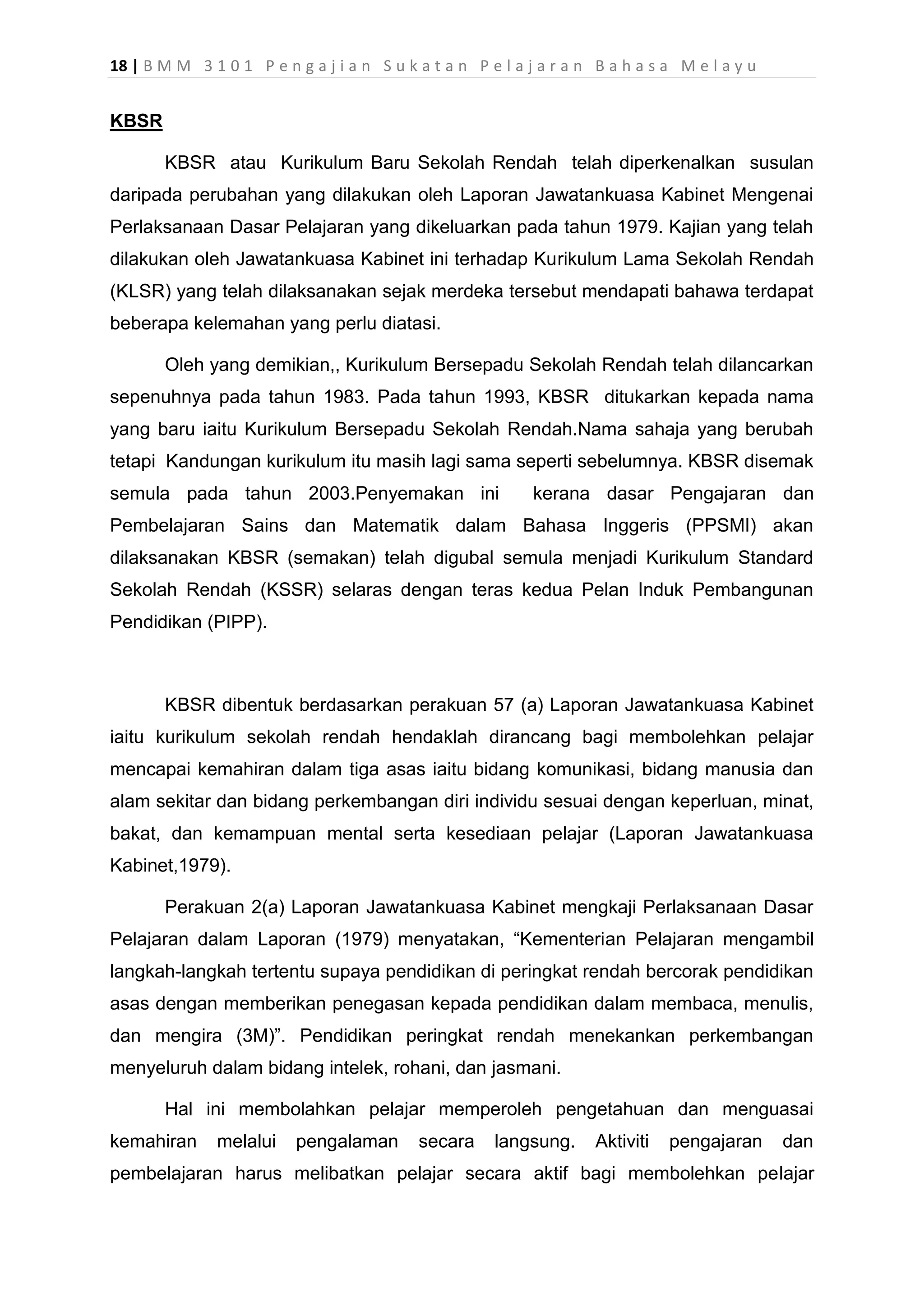 Bmm3101 zam sem3 | PDF