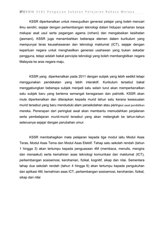 Bmm3101 zam sem3 | PDF