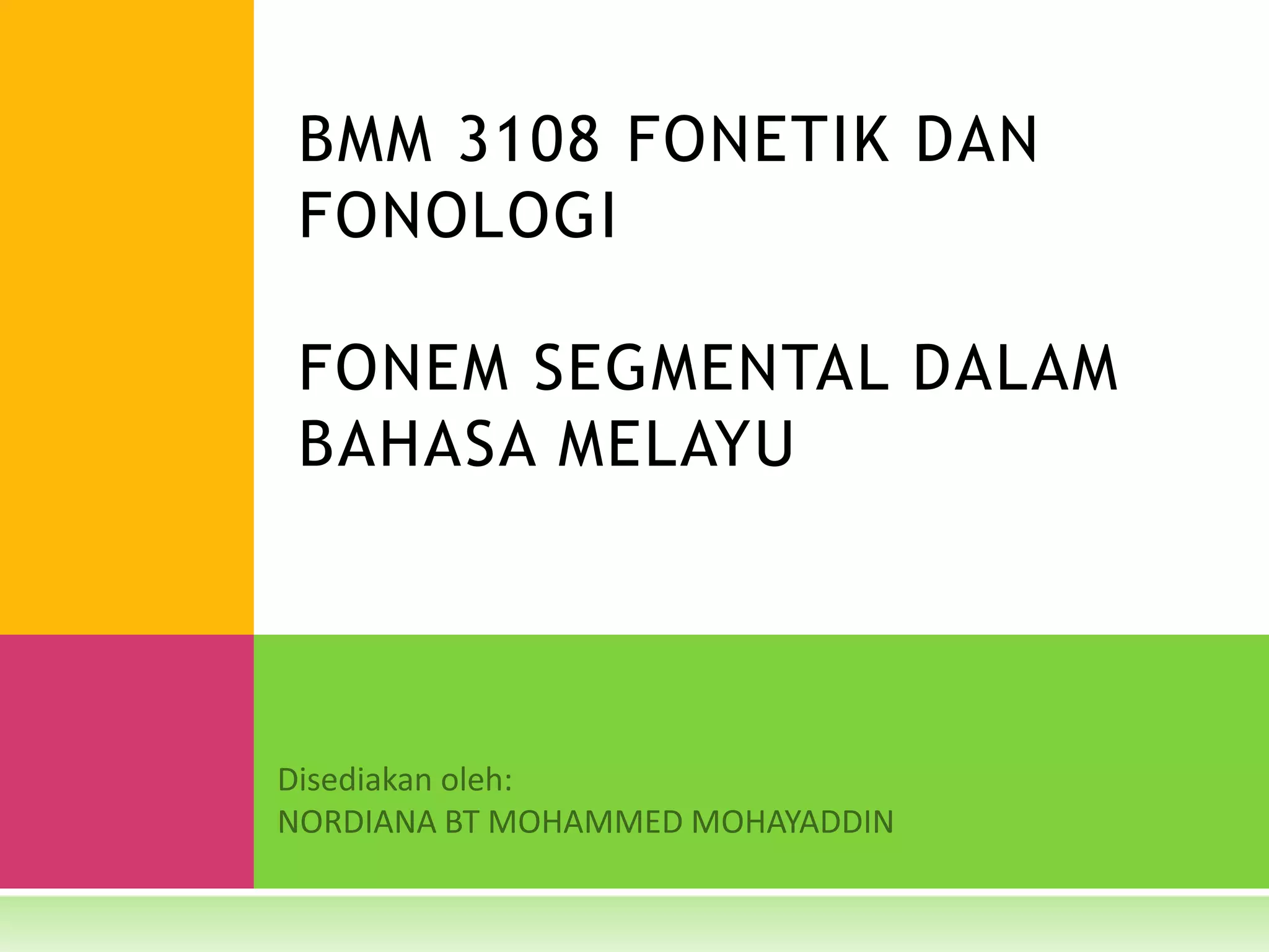 PPG FONETIK DAN FONOLOGI | PPT
