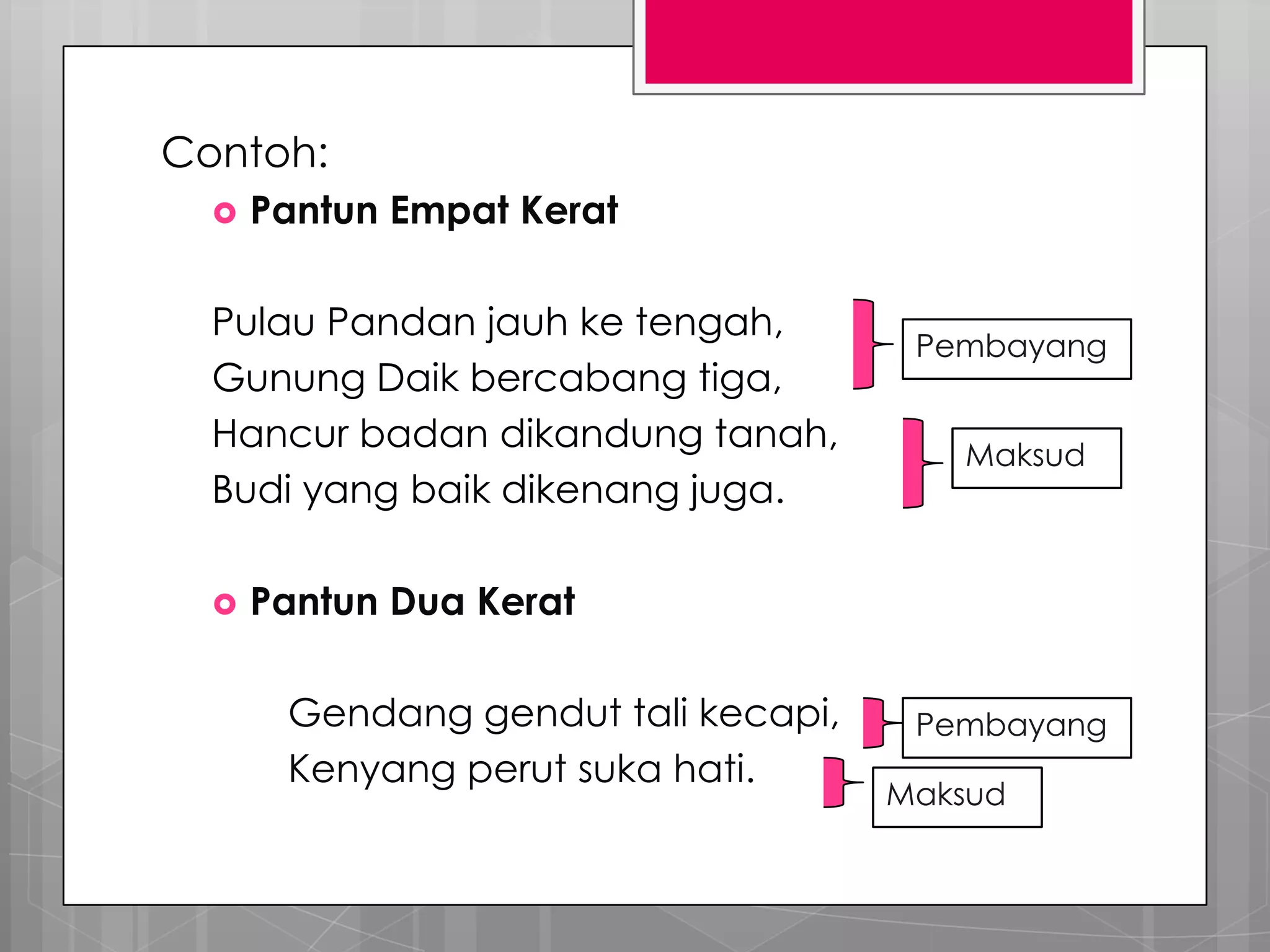 Bmm3116 pantun dan seloka | PPTX