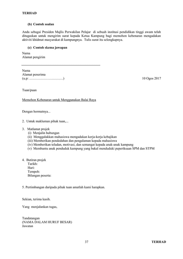 9104 BM manual format dan contoh penulisan esei berformat | PDF