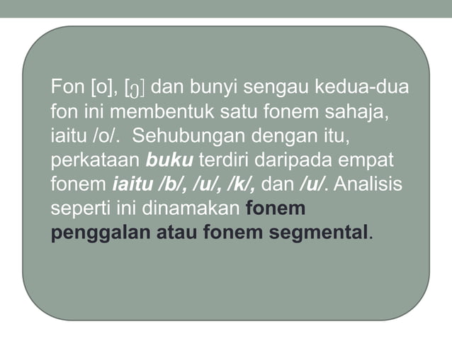 Fonetik & Fonologi Bahasa Melayu BMMB3013 | PPTX