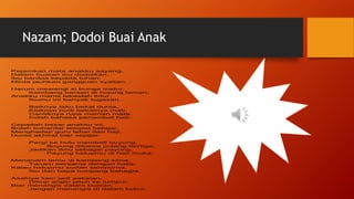 Pendidikan Sastera Melayu Tradisional - Nazam | PPTX