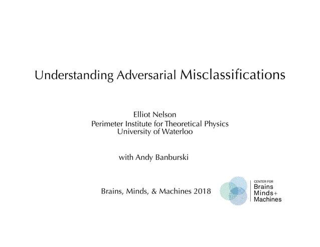 Understanding Adversarial Examples | PPT