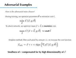 Understanding Adversarial Examples | PPT