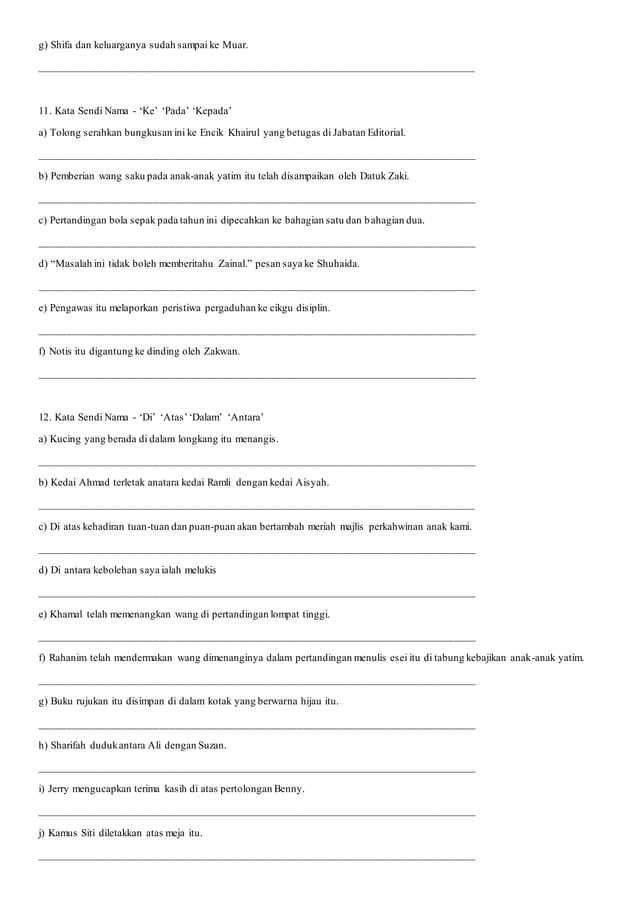 Nota Latihan Ringkas Jenis Kesalahan Tatabahasa di sediakan oleh Kelvin ...