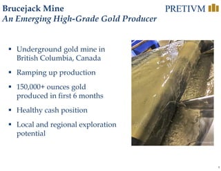 Ramping Up Brucejack - Presented at the BMO Capital Markets Conference ...