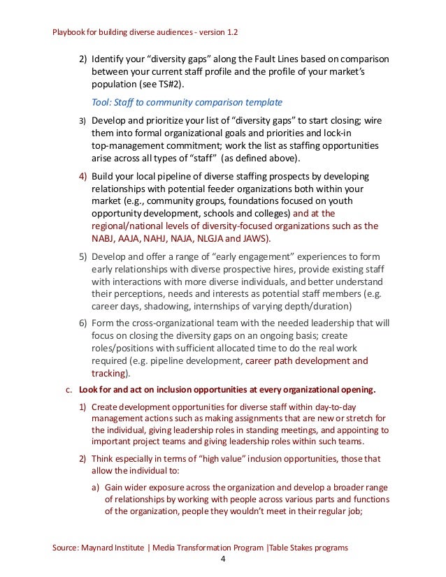 Maynard playbook for diverse audiences - Felecia D. Henderson or Jean Marie Brown - Illinois ...