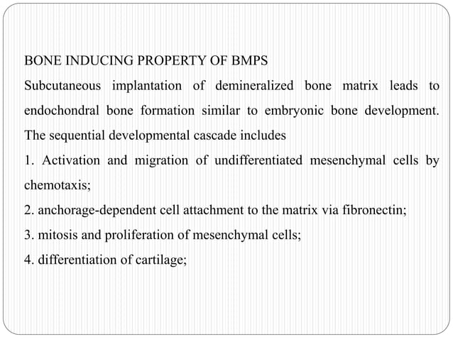 Bone morphogenic proteins | PPTX | Bone and Joint Conditions | Diseases ...
