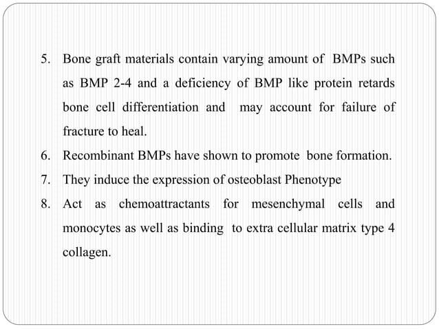 Bone morphogenic proteins | PPTX | Bone and Joint Conditions | Diseases ...