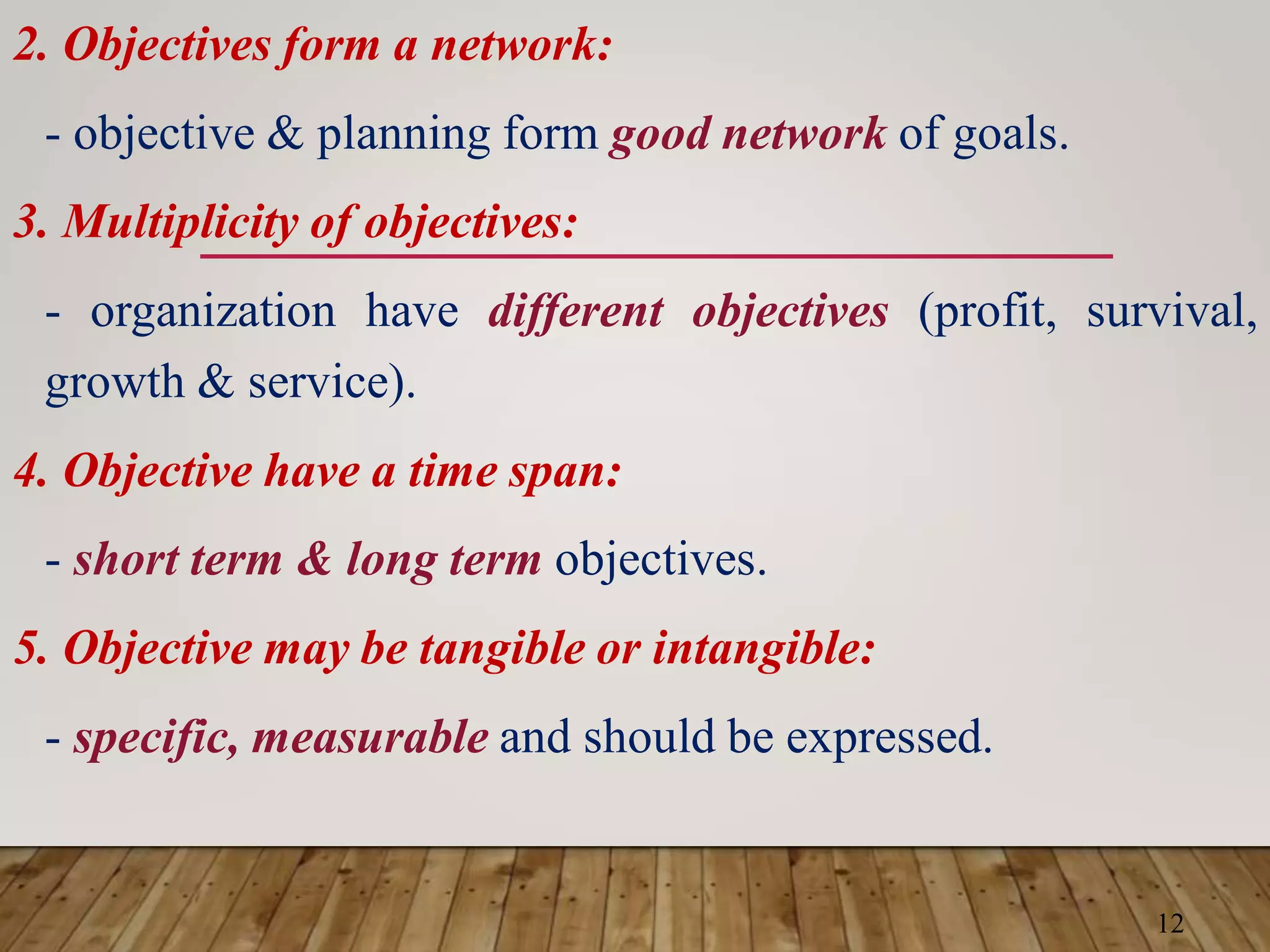 Planning and Objectives | PDF