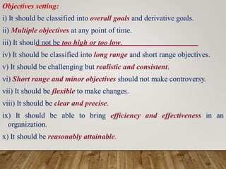 Planning and Objectives | PDF