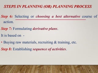 Planning and Objectives | PDF