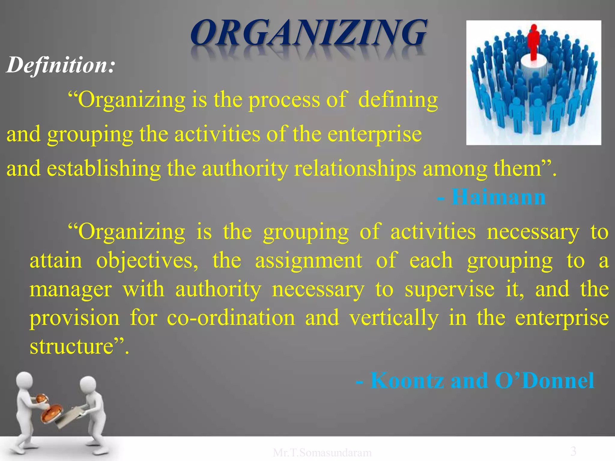 Organizing and Staffing | PDF