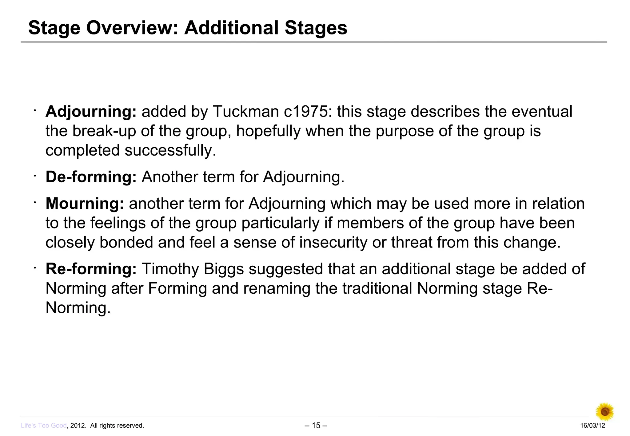 Bmp1 forming, storming, norming, performing | PPT
