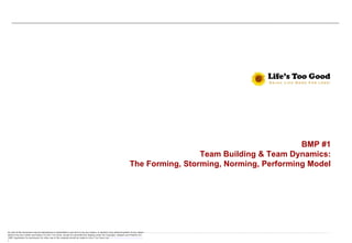 Bmp1 forming, storming, norming, performing | PPT