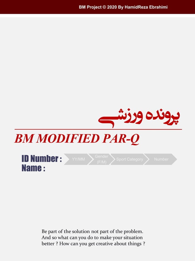 BM Modified Par-Q | PDF