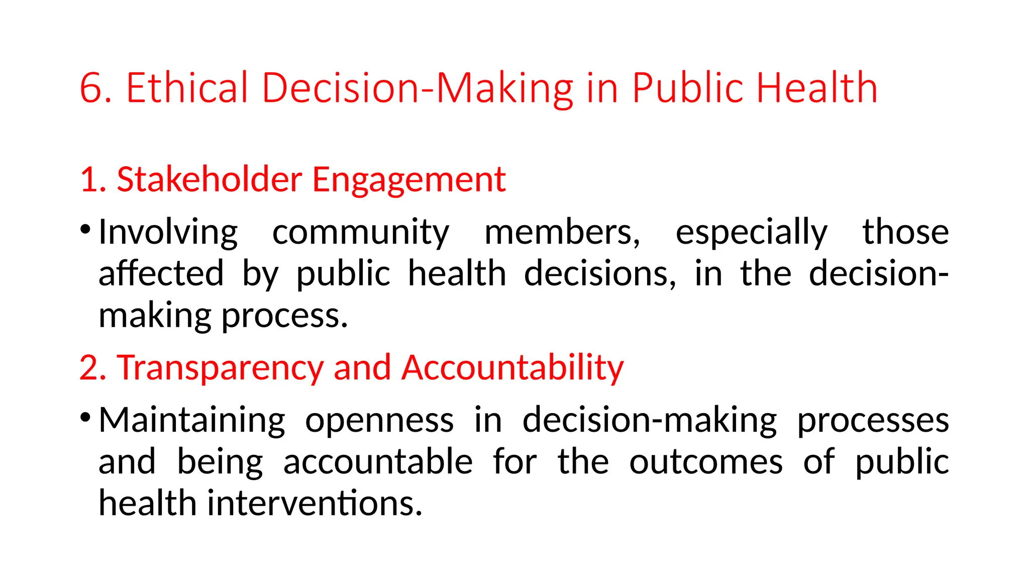 Ethics in Public Health.power point pptx | PPTX