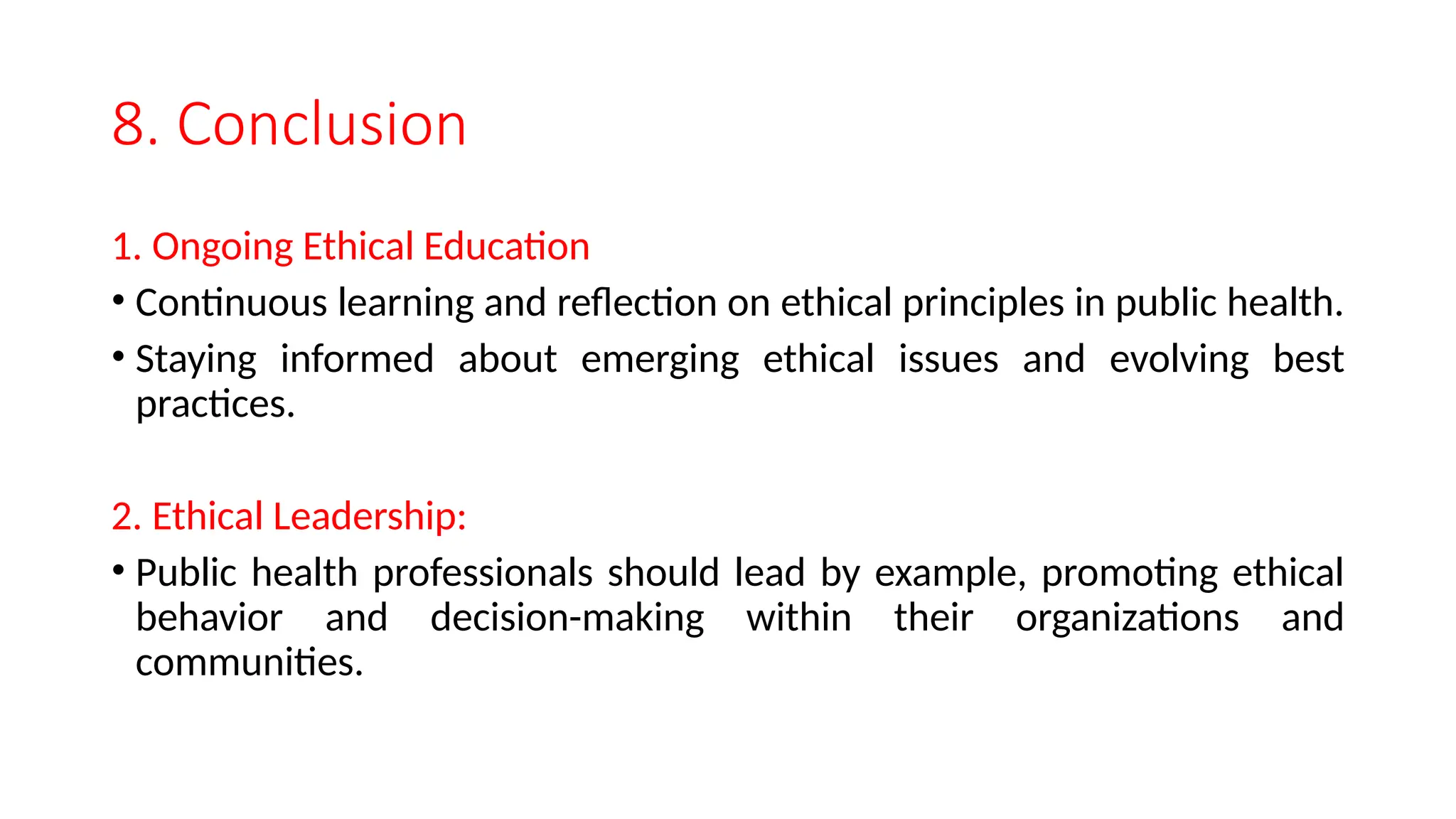 Ethics in Public Health.power point pptx | PPTX