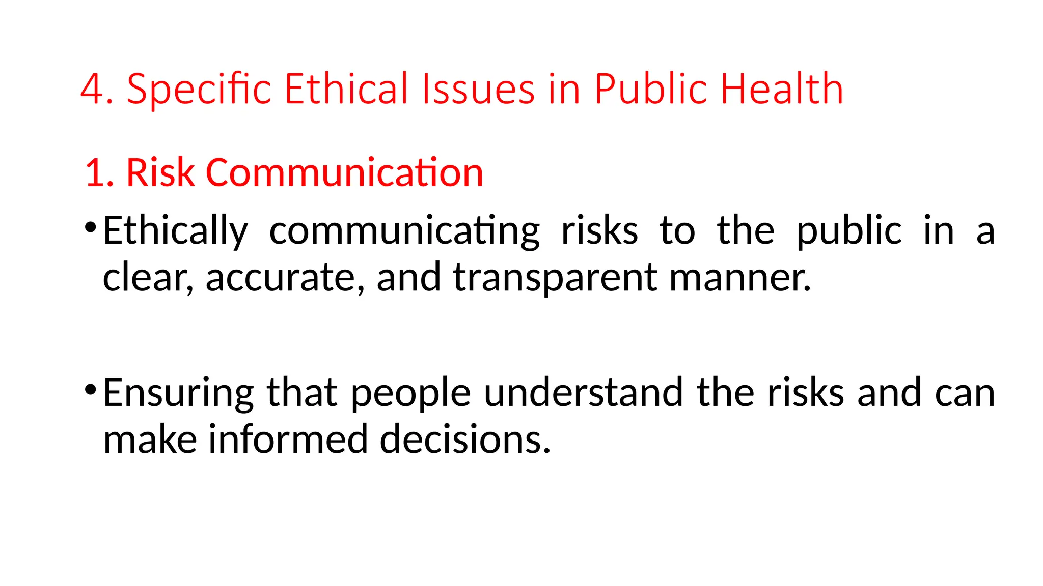 Ethics in Public Health.power point pptx | PPTX
