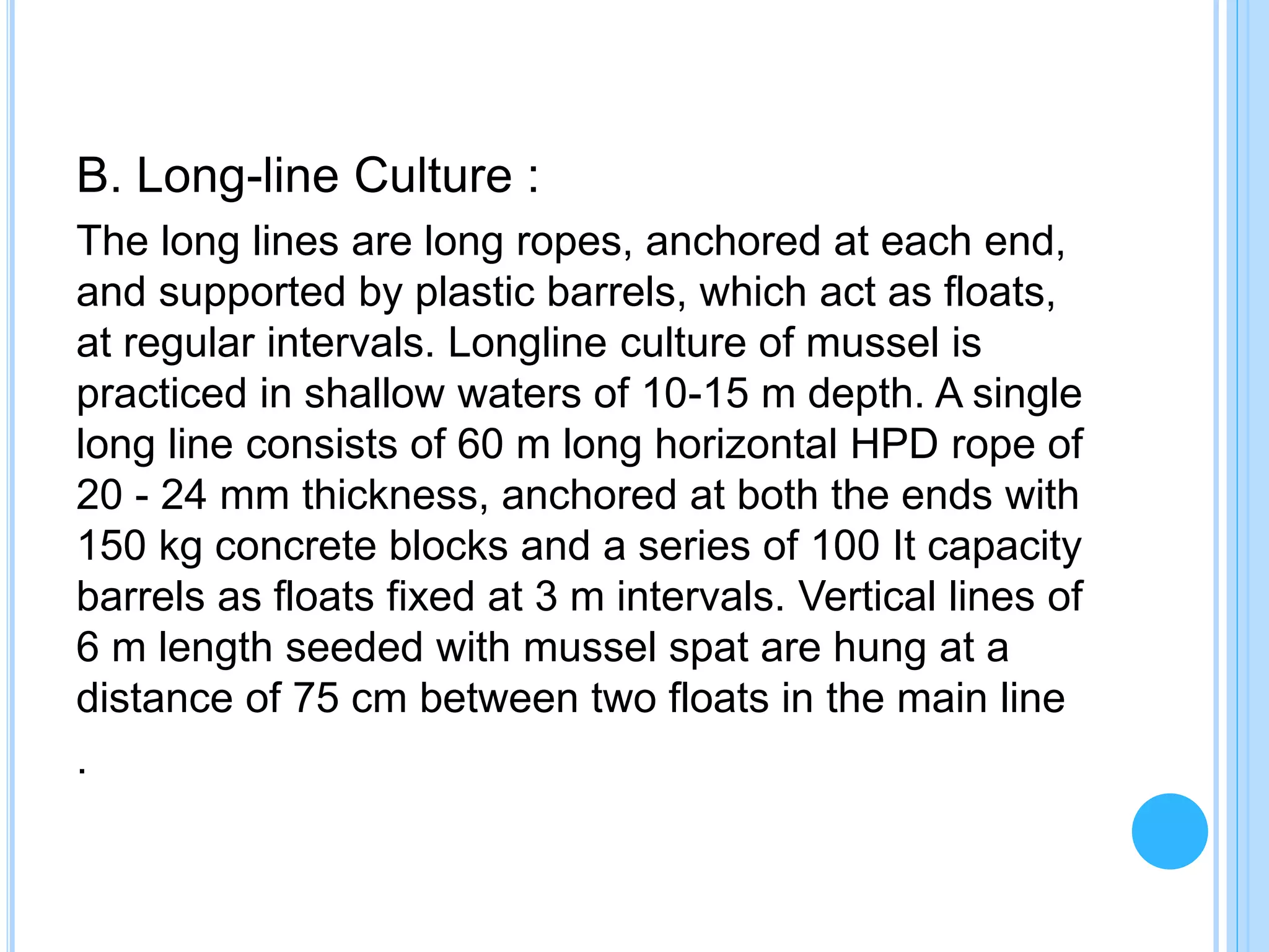 Bmp ( best management practice) culture method of mussels | PPTX