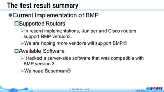 BMP Test Results | PDF
