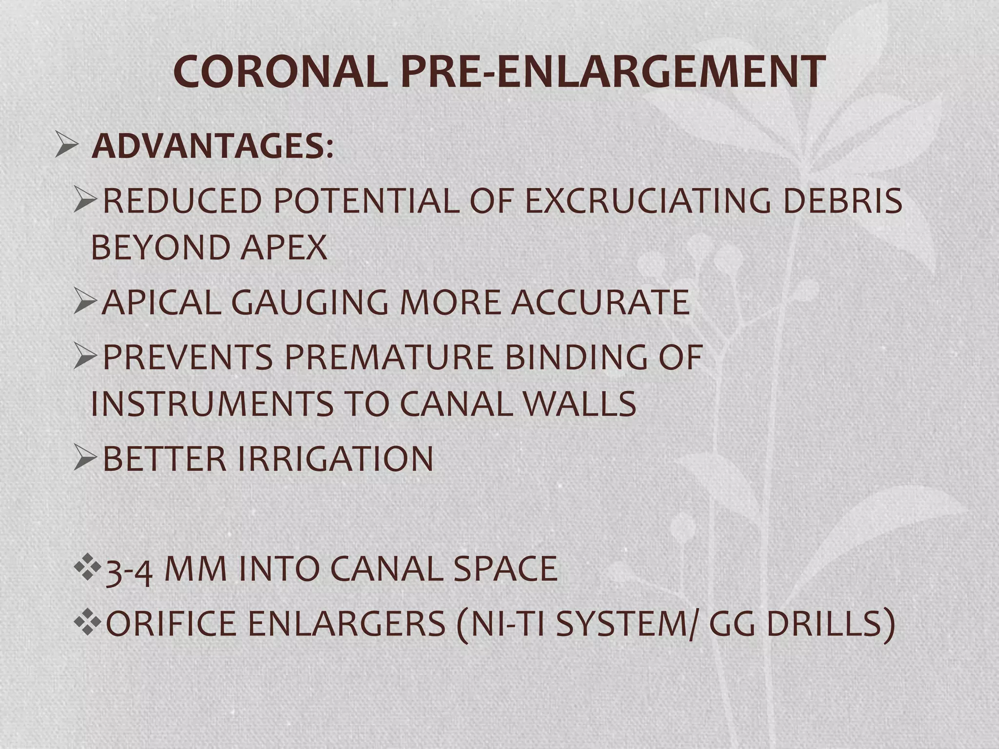Biomechanical preparation in endodontics | PPTX