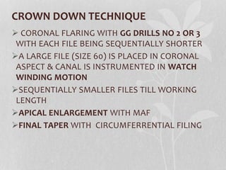 Biomechanical preparation in endodontics | PPTX