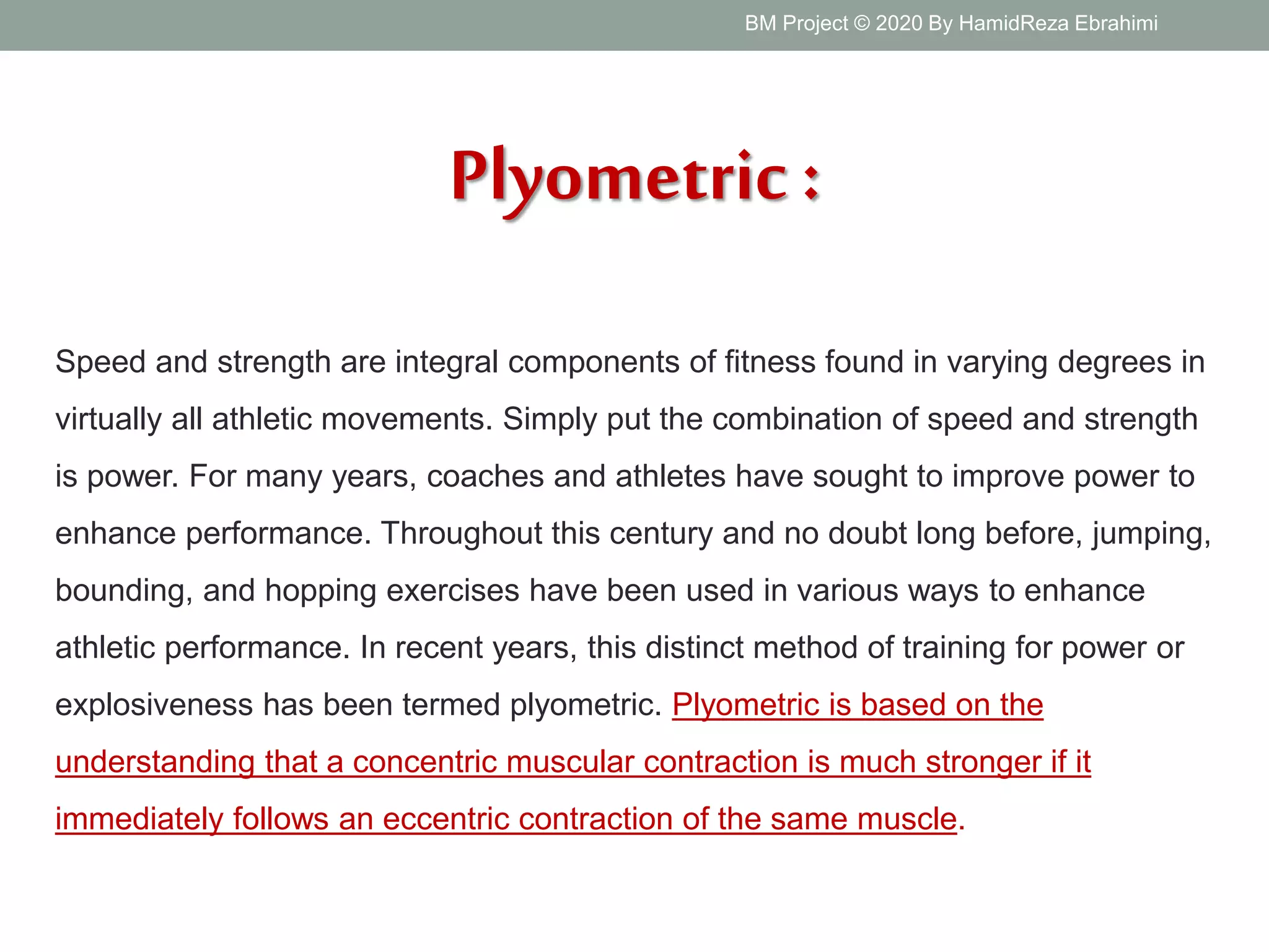 Plyometric | PPTX