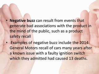 Buzz marketing ppt | PPTX