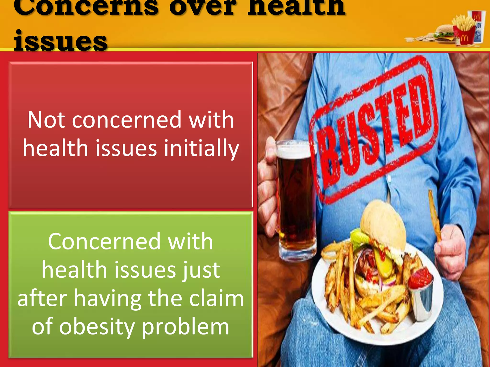McDonalds and Obesity | PPTX