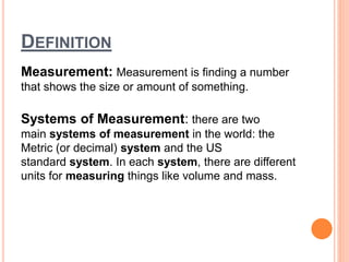 Measurement | PPTX