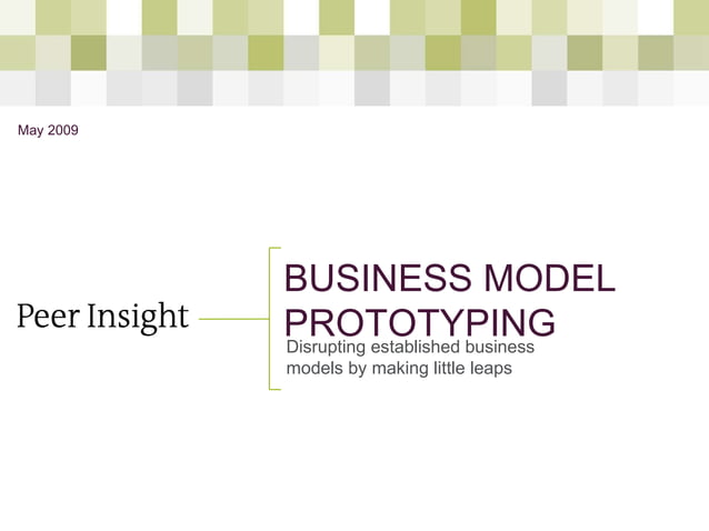 Business Model Prototyping | PPT | Eye and Vision Conditions | Diseases ...