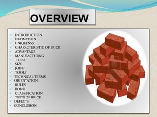 BRICK MASONRY | PPTX