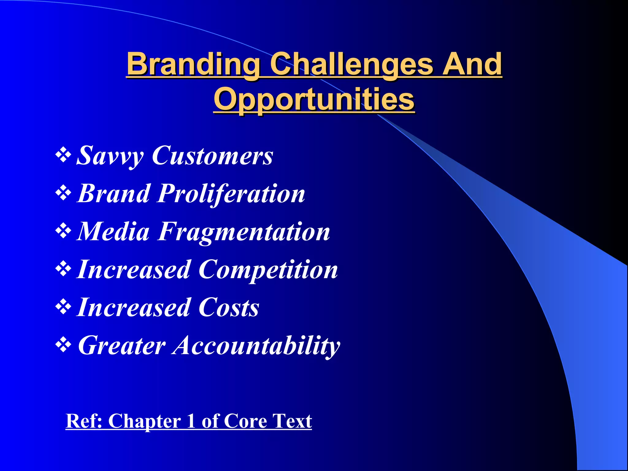 Strategic Brand Management 1 | PPT