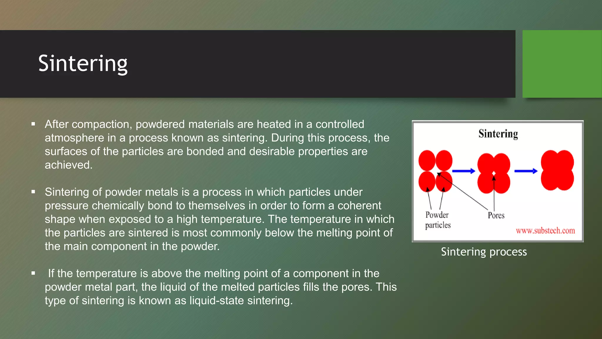 Powder Metallurgy - Manufacturing Process | PPTX