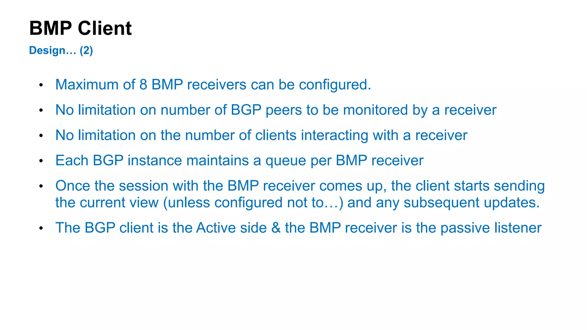 BGP Monitoring Protocol | PPTX